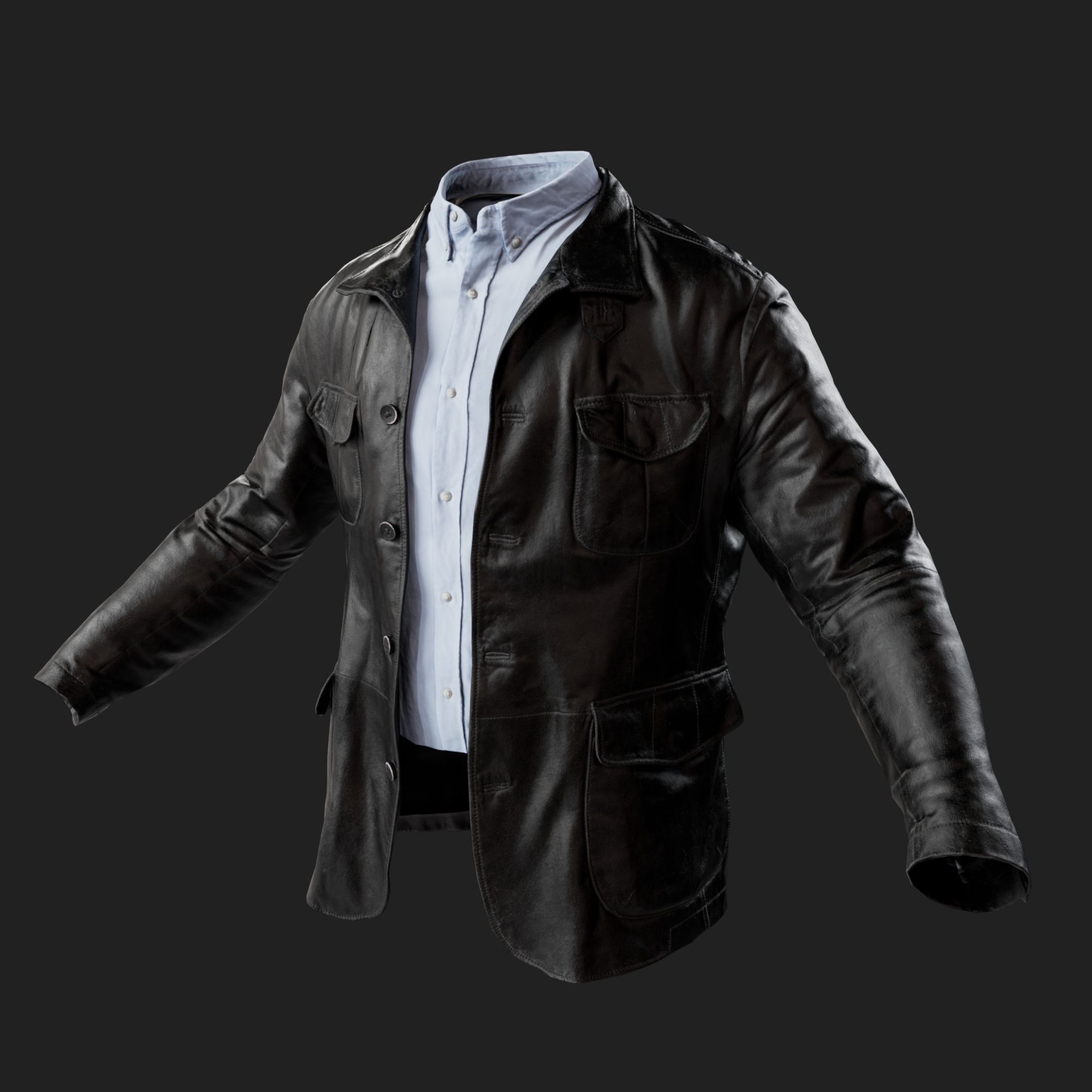 Leather Jackets 3D Models | VR4D