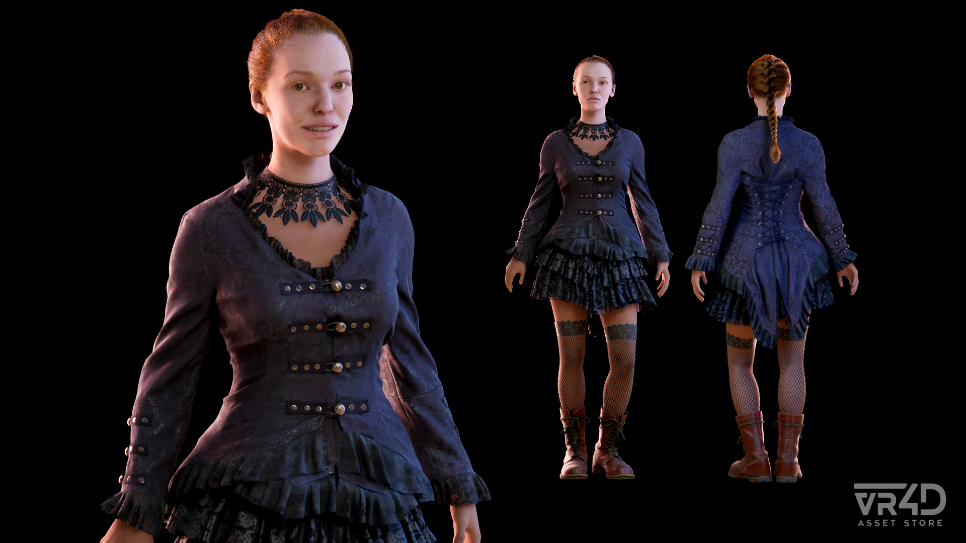 MetaHuman Characters | Customizing Clothing for MetaHuman - VR4D