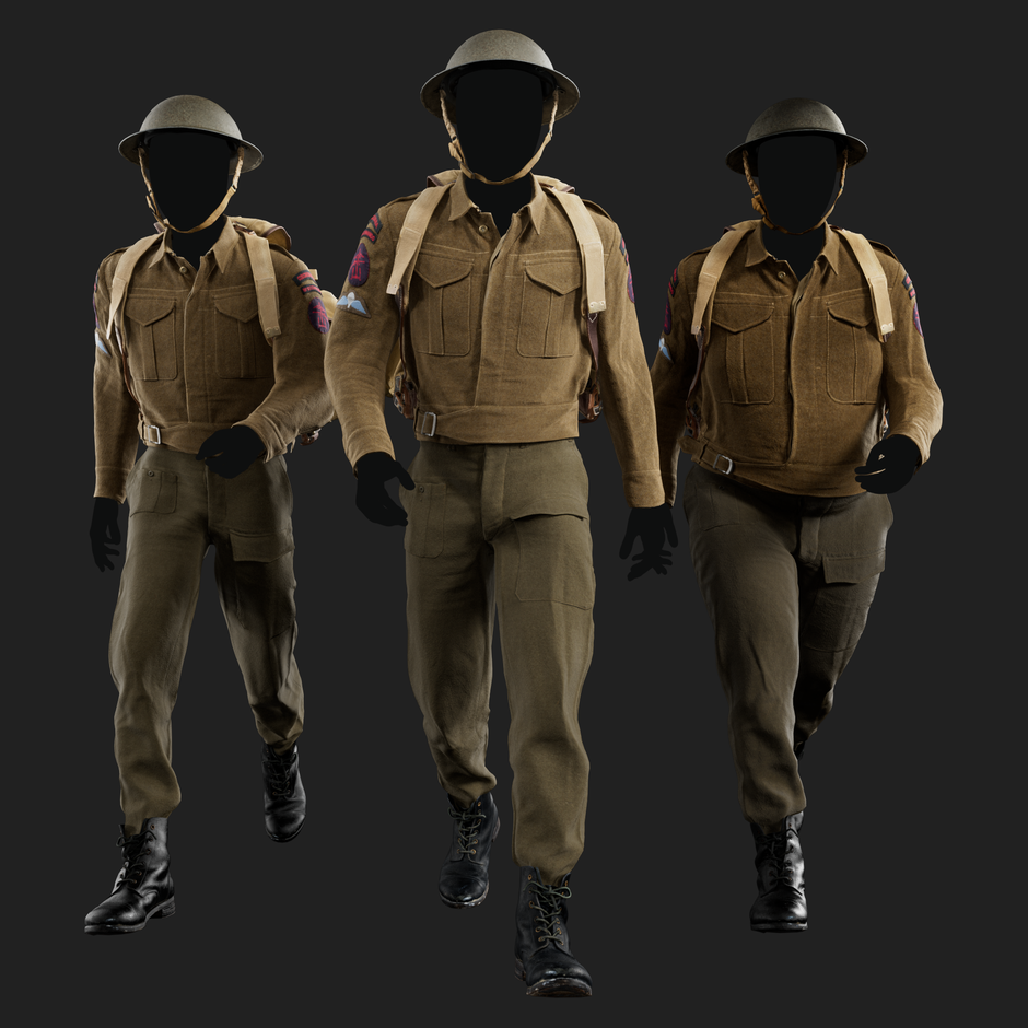 Military Uniform 3D Models | VR4D