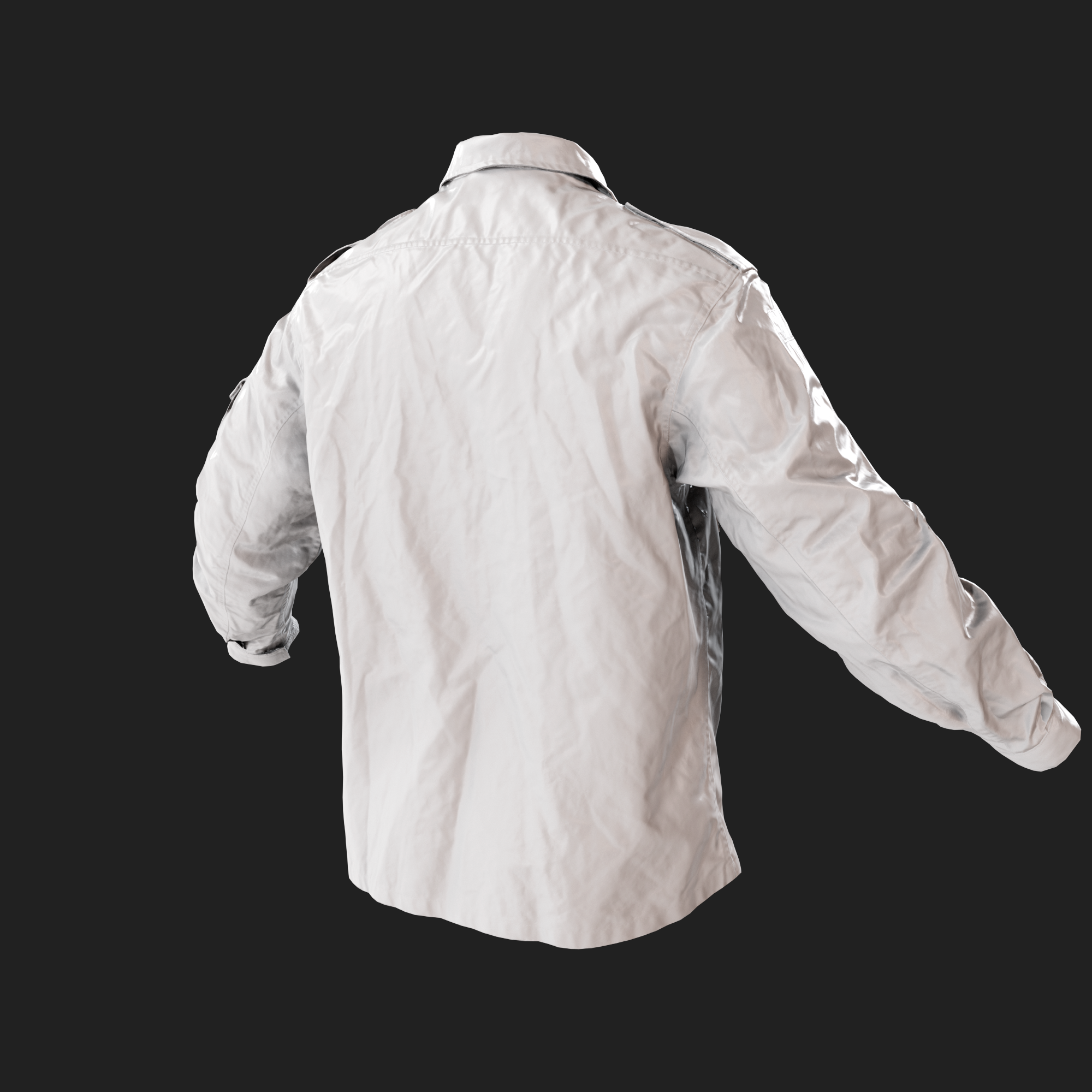3D Model of Military Jacket crafted through Photogrammetry Scan