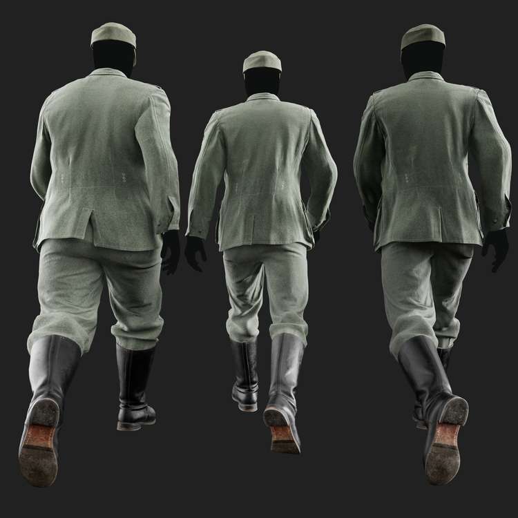 Military Uniform 3D Models | VR4D