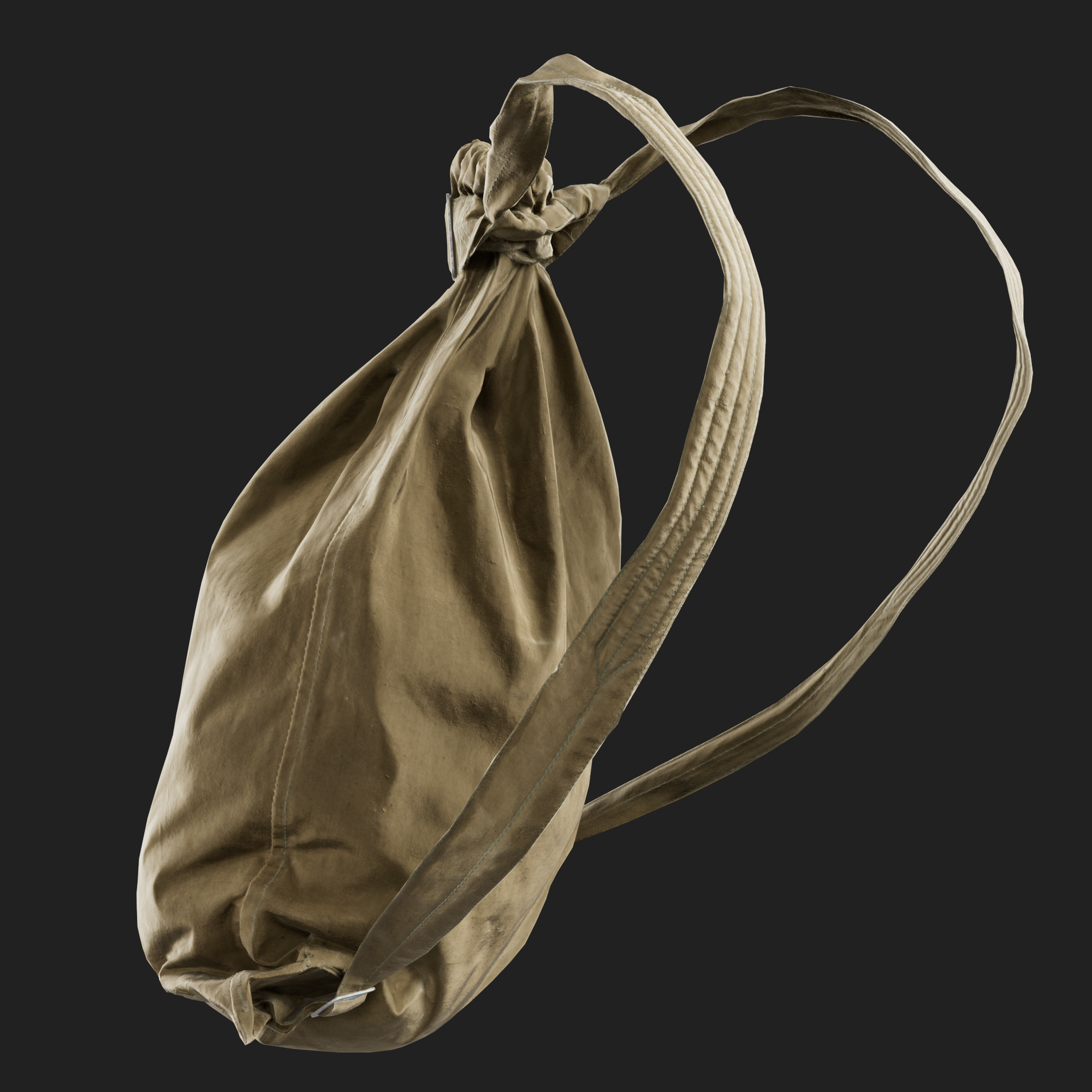 Soviet Backpack Veshmeshok. High-quality 3D Model