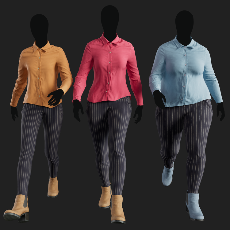 Apparel 3D models | VR4D